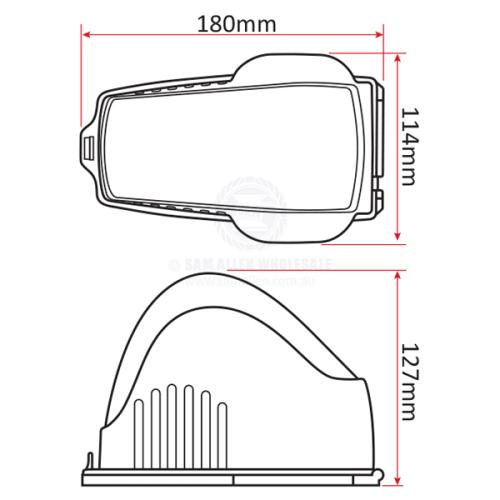 Float Switch TMC Micro with Guard For Bilge Pump 12/24V 10 amp