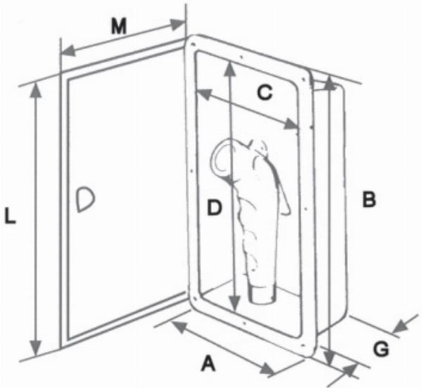 Mini Glove Box Weatherproof Storage Box Snap Lock Cover