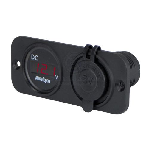 12 Volt Power Socket Surface Mounted UV stabilised PVC