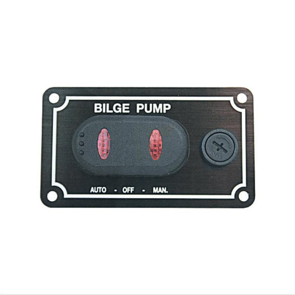Bilge Pump Switch Panel LED Light 12 V Marine Bilge Control