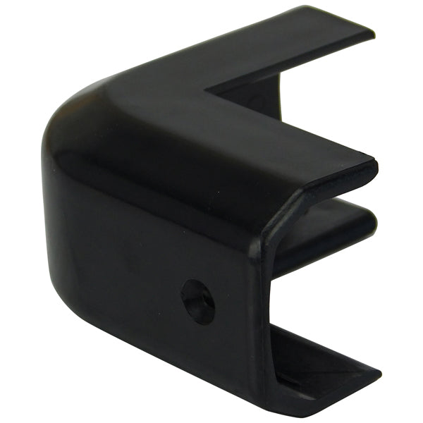 Gunwale End Caps - Gunnel corner cap Black x 2 pces
