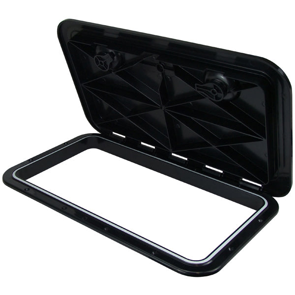 Black Access Hatch 600 x 360 Black ASA Walk-on UV Resistant