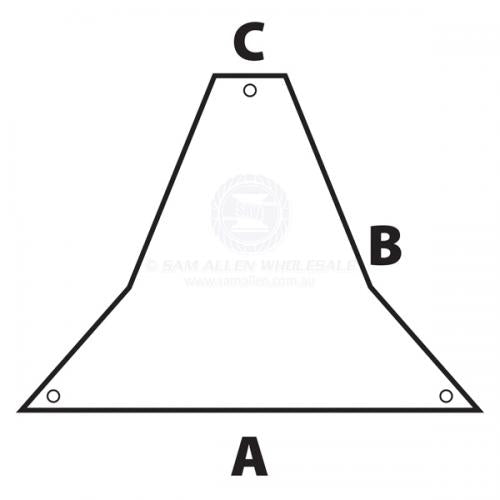 Water Tank 55 Litre Triangular CANSB Flexible Water Tank