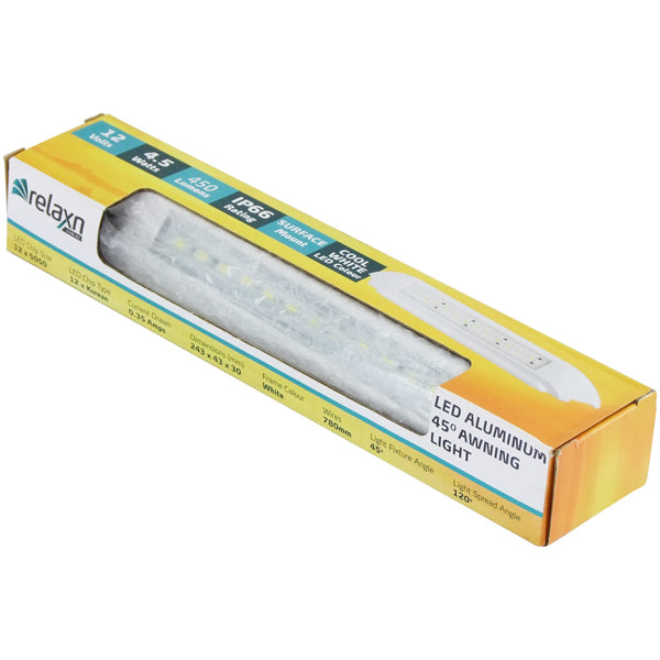 Waterproof LED Light cool white 12 Volt Grey