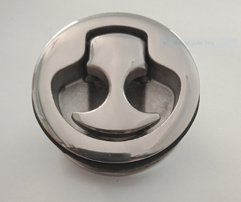 Flush Latch 316 S/S Locker latch Waterproof 62mm Diameter