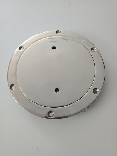 Inspection Port / Deck Plate 316 Stainless Steel with key